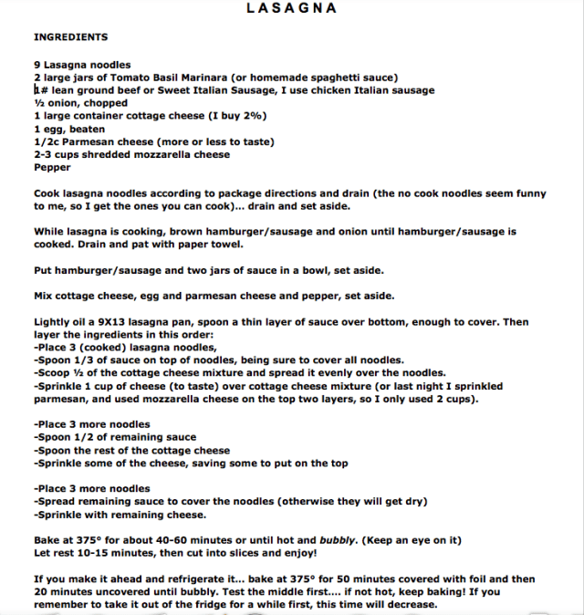 How To Make Lasagna… Step-by-step! – ARTFOODHOME.COM