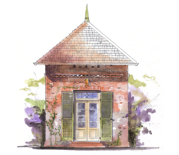 House Plan: A Garden Cottage (#200) by John Tee – Great studio space ...