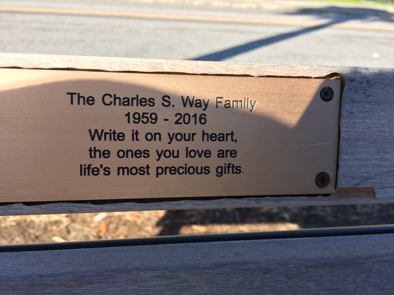 Charleston, SC Photo: Quote at Colonial Lake – ARTFOODHOME.COM