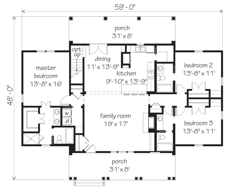 Magnolia Cottage House Plan by John Tee for Southern Living ...