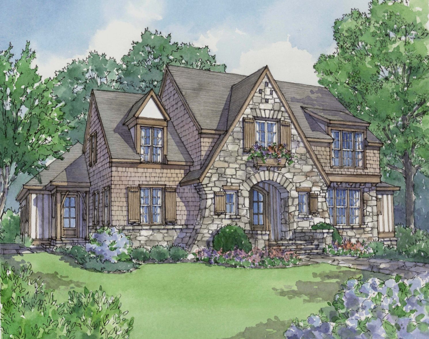 The Castle Combe House Plan by Mitchell Ginn & Assoc. – ARTFOODHOME.COM