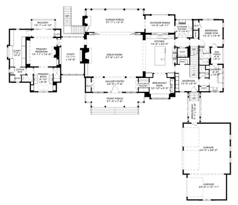 The Dogwood Acres House Plan (SL-2098) by Lake and Land Studios for ...