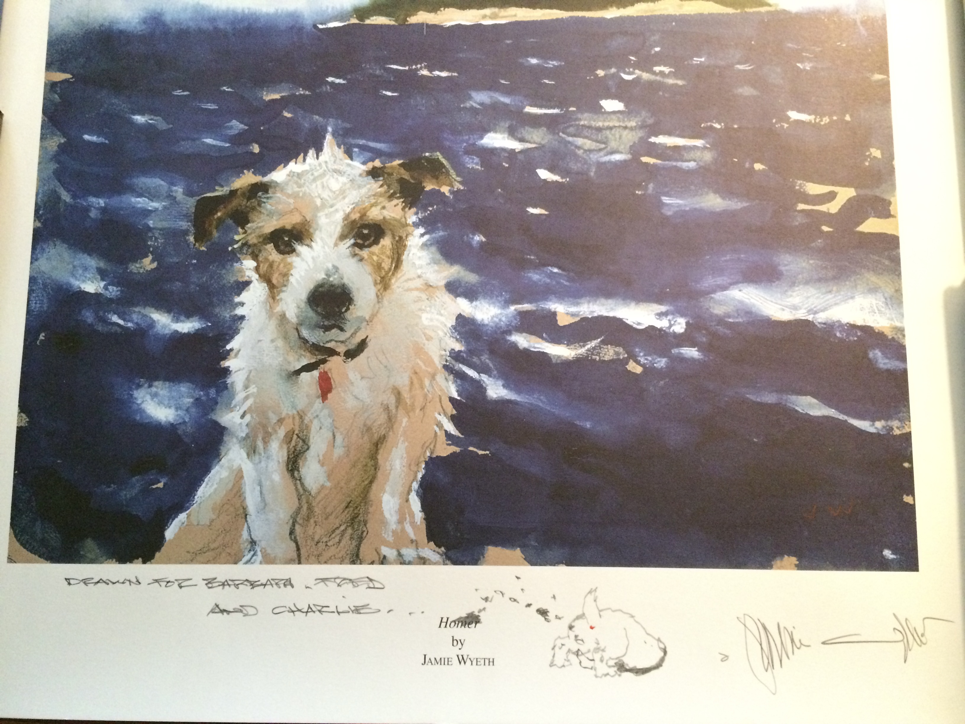 A Charlie-Like Sketch by Jamie Wyeth! – ARTFOODHOME.COM